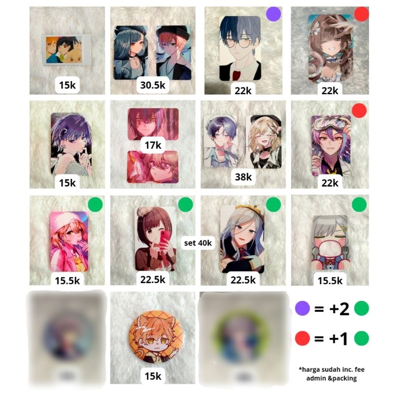 Jual Project Sekai Fanmerch Photocard & Cheki & Badge || Shinonome ...