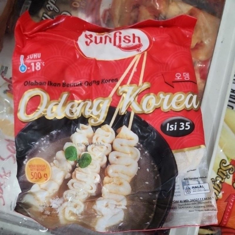 Jual ODENG KOREA SUNFISH 500GR / OLAHAN IKAN BENTUL ODENG KOREA ...