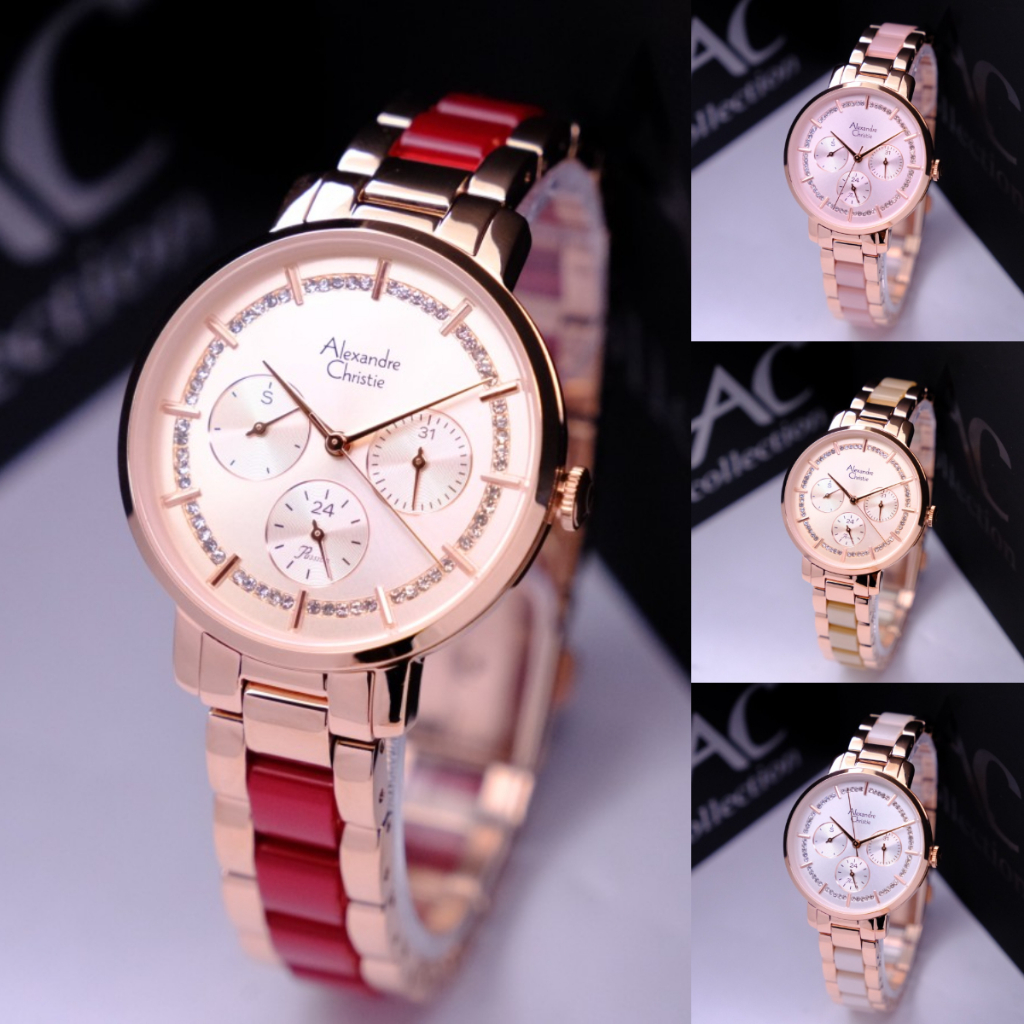 Jual ORIGINAL Jam Tangan Wanita Alexandre Christie AC 2918 / AC2918 / 2918 / AC 2A56 / AC2A56 ...