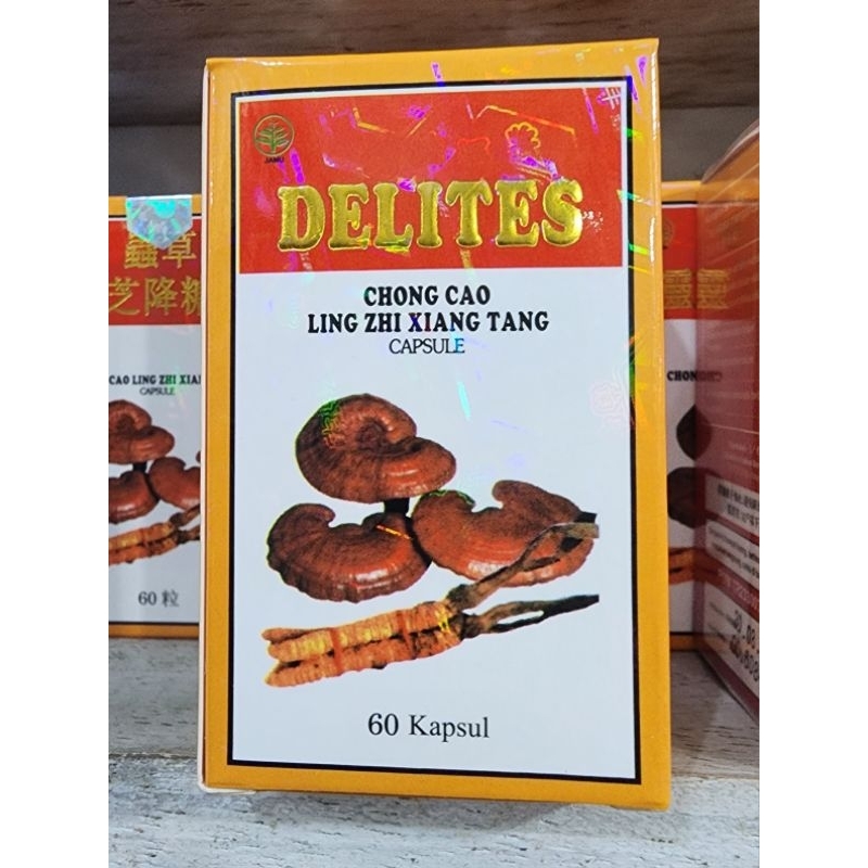 Jual Delites Chong Cao Ling Zhi Xiang Tang 1 botol 60 kapsul | Shopee ...