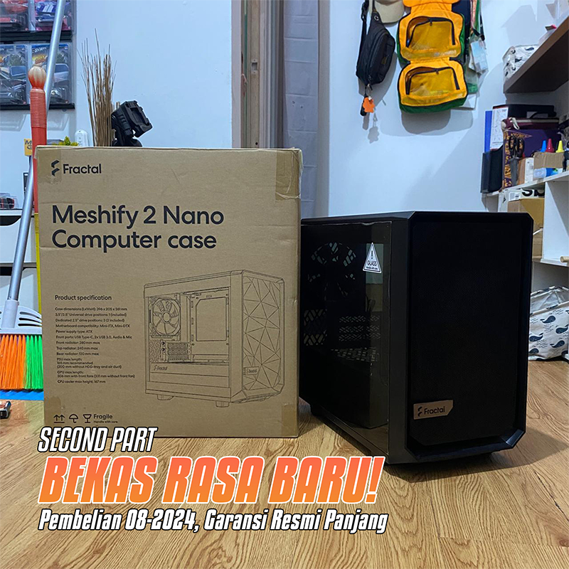 Jual Casing PC Mini ITX Fractal Design Meshify 2 Nano | Shopee Indonesia