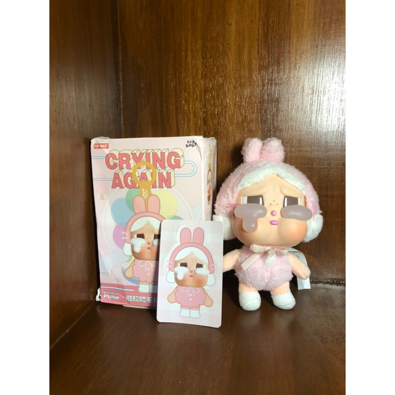 Jual JUAL CRY BABY CRYING AGAIN PINK BUNNY ORIGINAL POP MART | Shopee ...