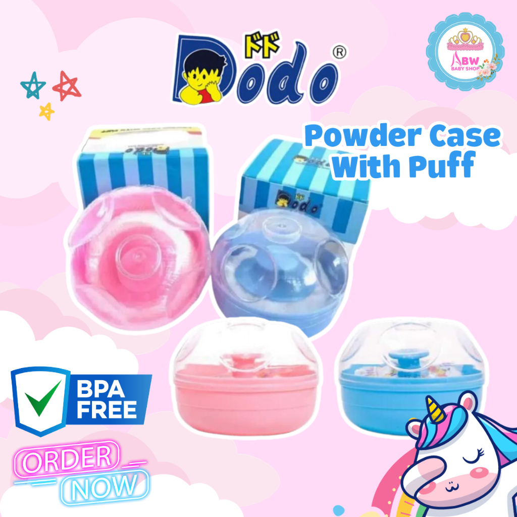 Jual Dodo Tempat Bedak Powder Case With Puff 1pc | Shopee Indonesia