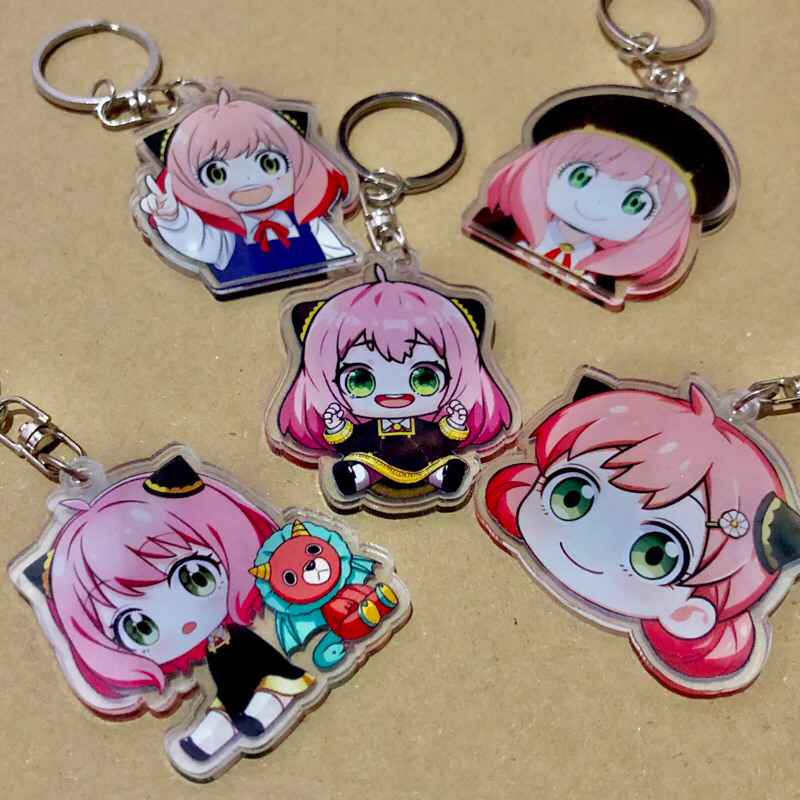 Jual PREMIUM ANYA FORGER CLEAR KEYCHAIN BENING SPYXFAMILY / GANTUNGAN ...