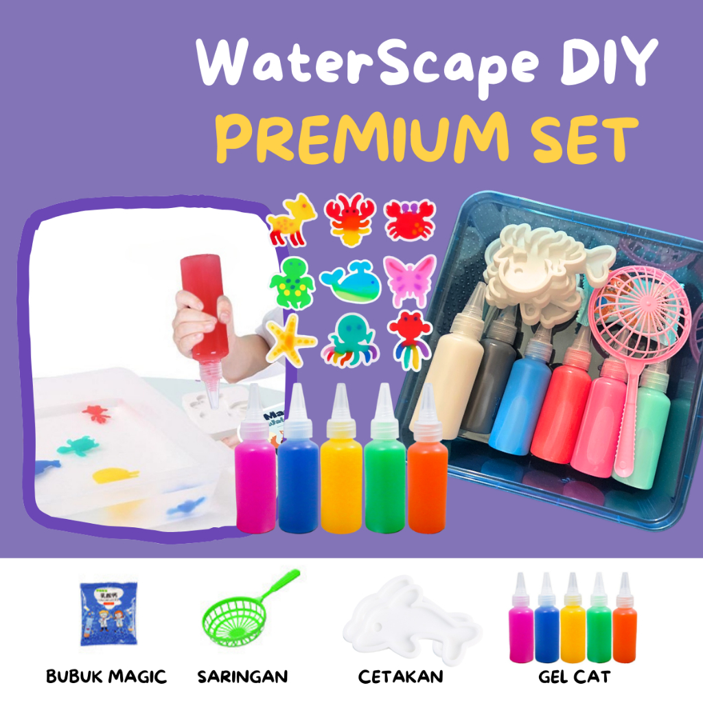 Jual Magical Waterscape Water Jelly Mainan Anak Kreatifitas Edukasi ...