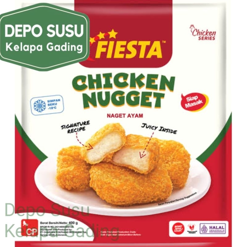 Jual Fiesta Chicken Nugget 400gr / 500gr All Varian Naget Paha Ayam ...