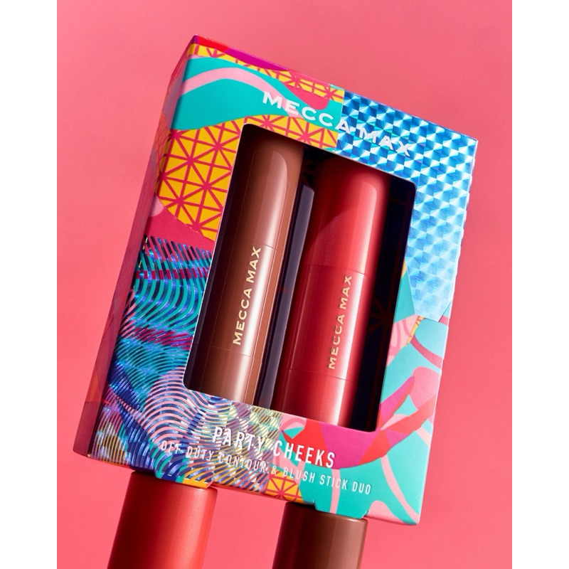 Jual Mecca Max Lipstick Party Cheeks Blush Stick Duo | Shopee Indonesia