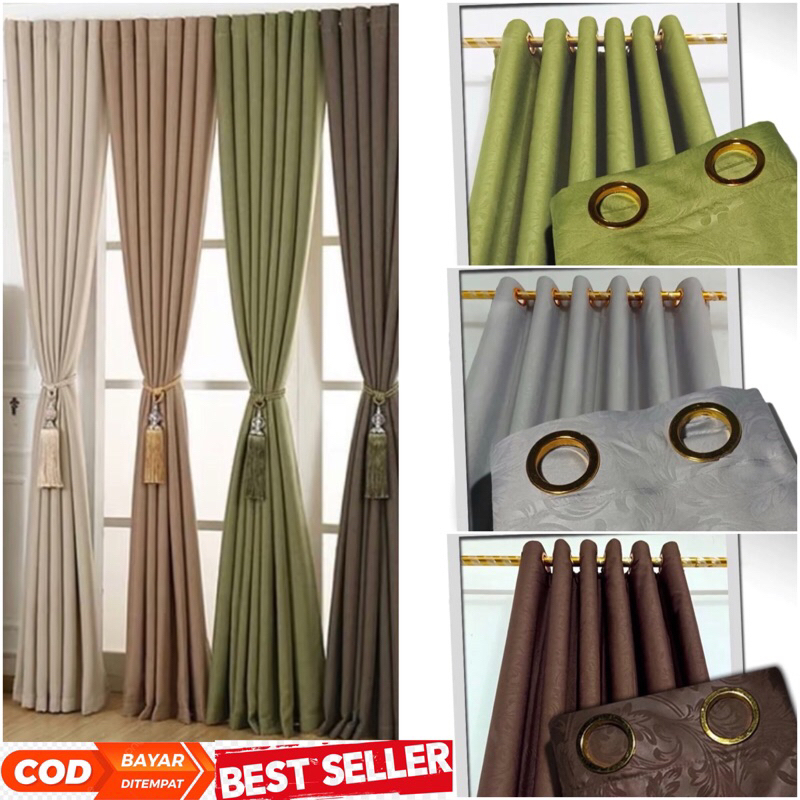 Jual Gorden Pintu Dan Jendela Minimalis Ring 10 Tinggi 220 Dan Tinggi ...