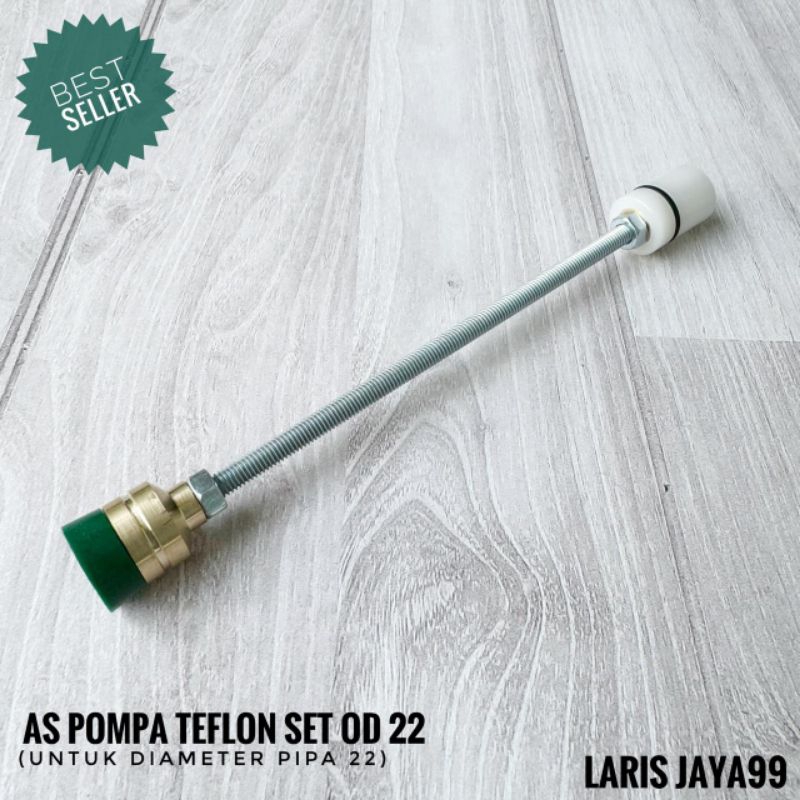 Jual As pompa Set 22 dan 25 / Sher teflon set / As pompa full drat 22 ...