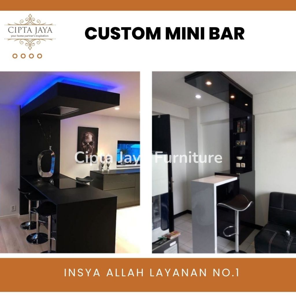 Jual Mini Bar Kitchen Set Custom Minimalis Modern | Shopee Indonesia