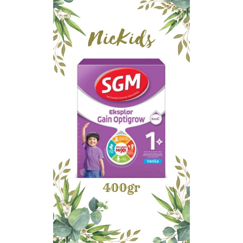 Jual SGM Explore Gain Optigrow 1+ /susu tinggi kalori | Shopee Indonesia