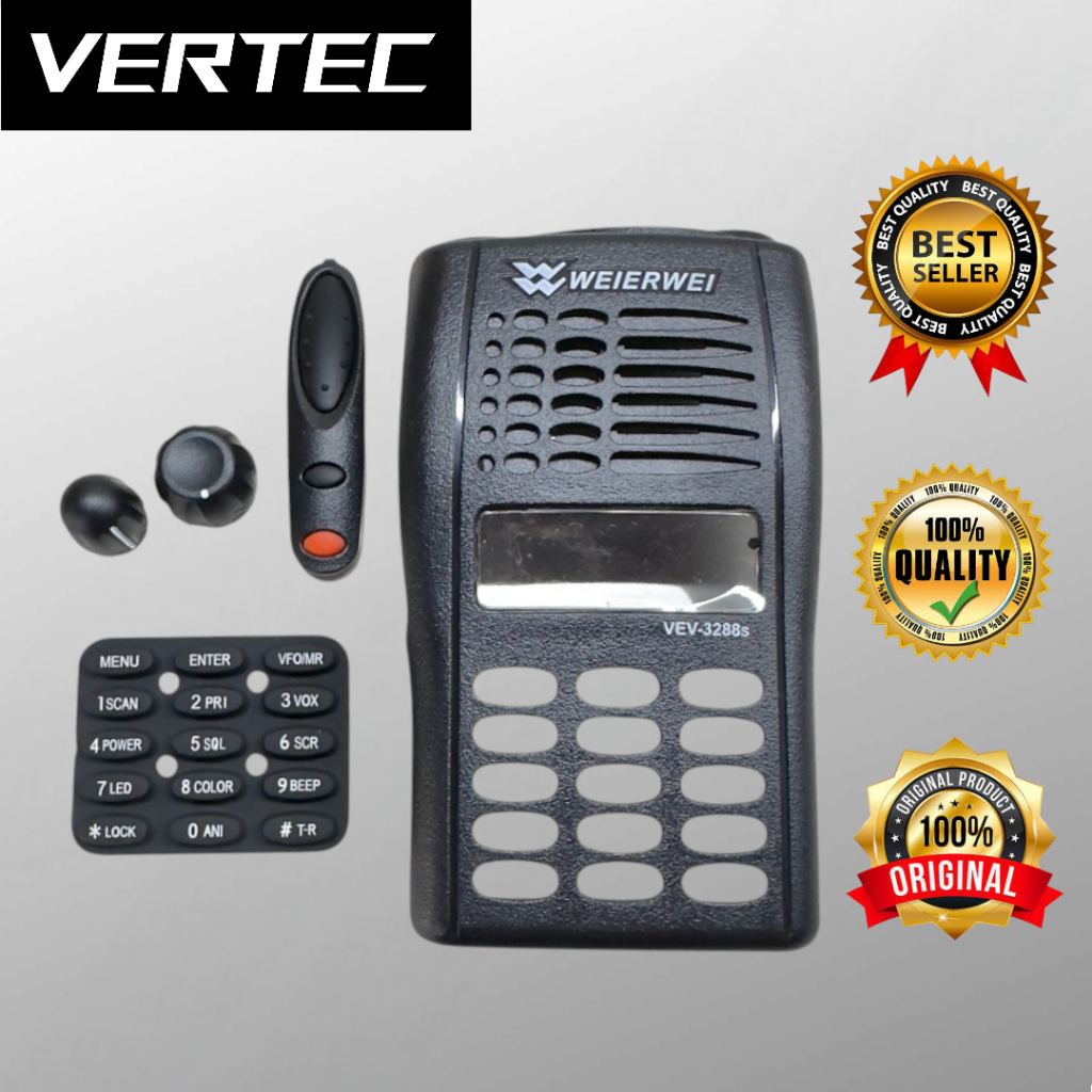 Jual Casing HT Weierwei VEV 3288 3288S Case VERXION 1Set Knop Keypad ...