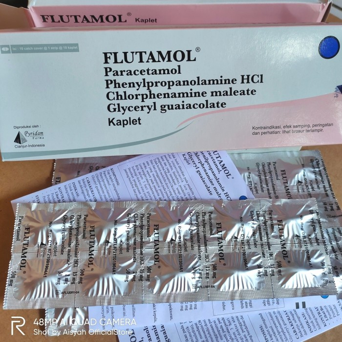 Jual Flutamol Tablet 1 Strip | Obat Batuk Flu Demam | Shopee Indonesia