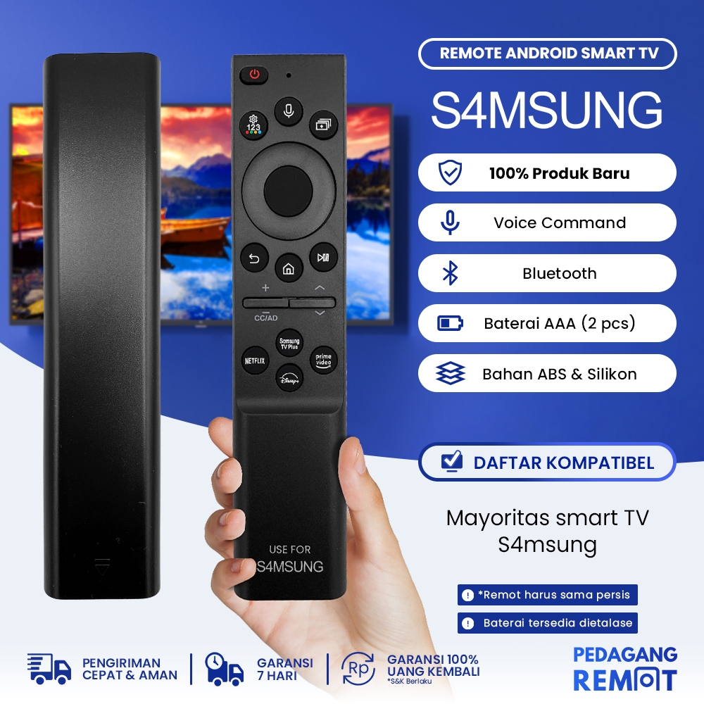Jual Remot Remote TV Samsung LED Crystal UHD 4K Smart TV TU8000 BN59 ...