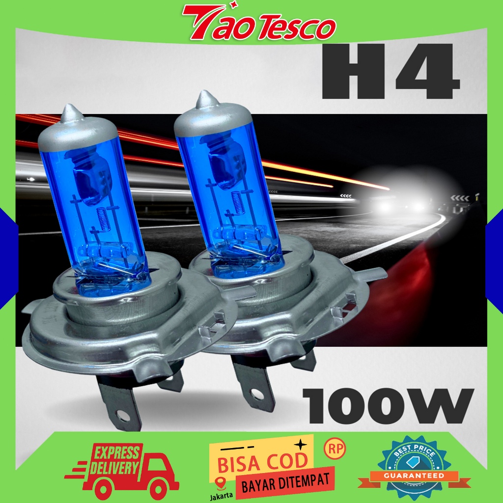 Jual (FLASH SALE)100w Super White Xenon HID Upgrade Lampu Mobil Lampu ...