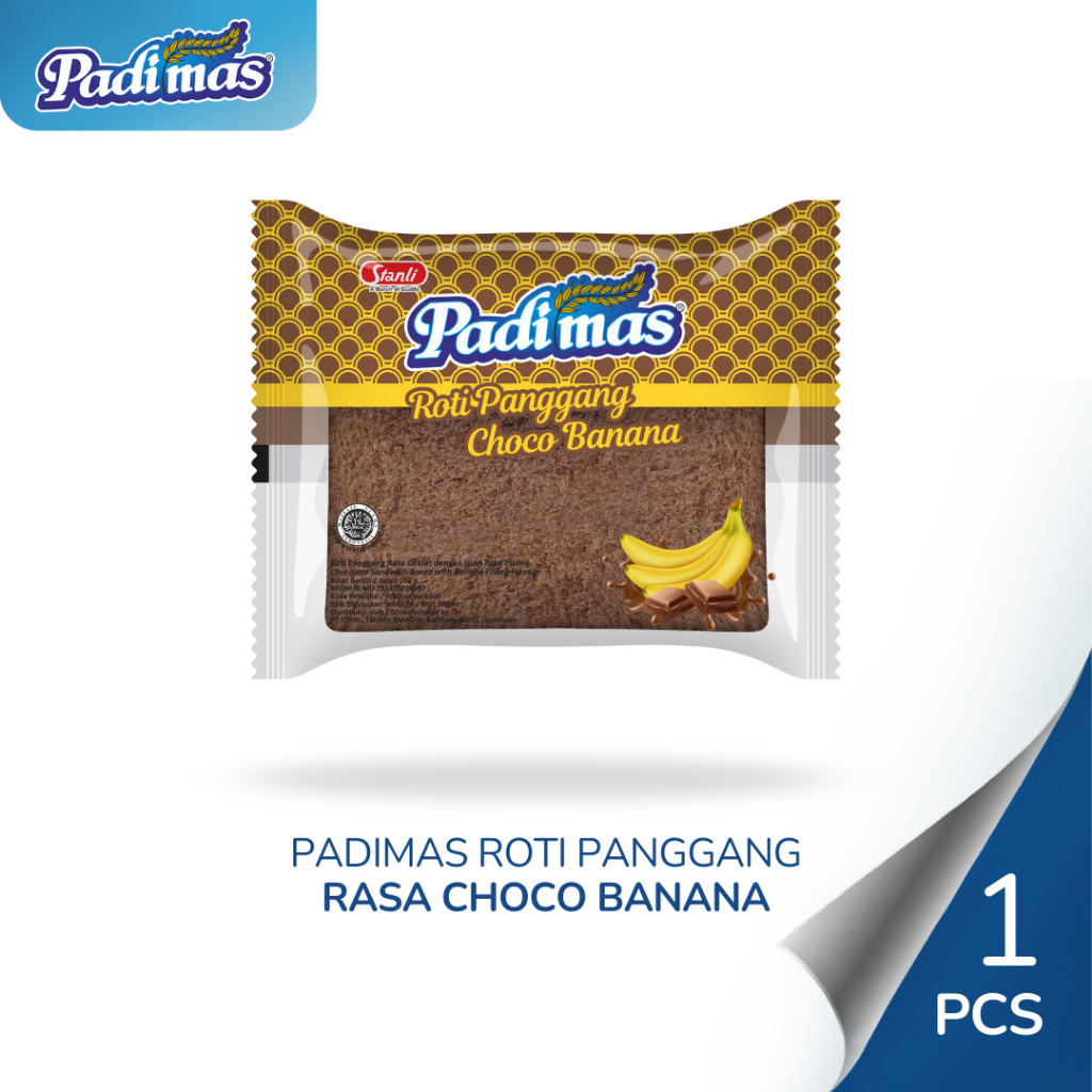 Jual Padimas Roti Panggang Rasa Choco Banana 65g | Shopee Indonesia