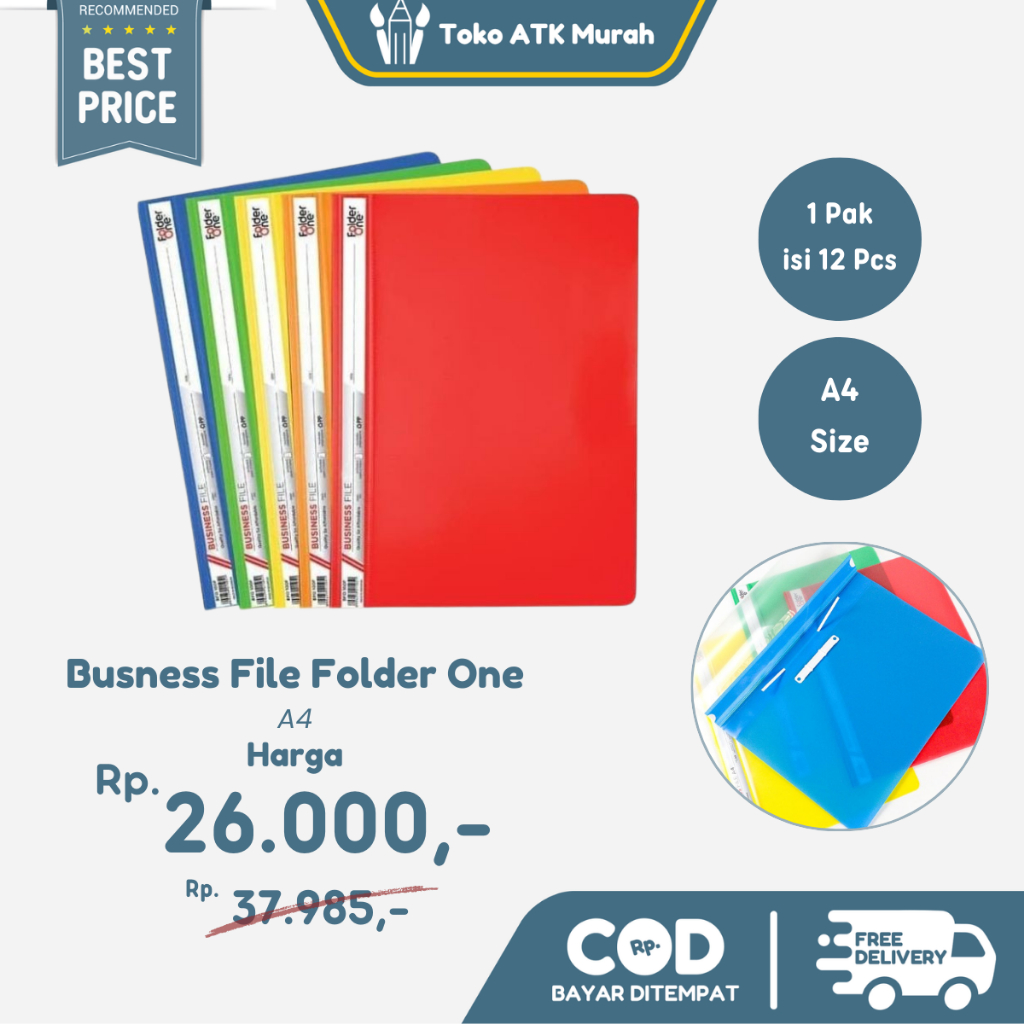 Jual BUSINESS FILE A4 FOLDER ONE | Shopee Indonesia