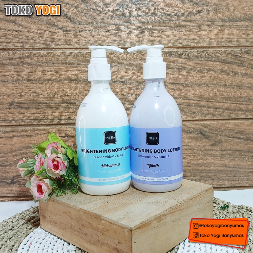 Jual INESIA BRIGHTENING BODY LOTION PUMP 300ml | Shopee Indonesia