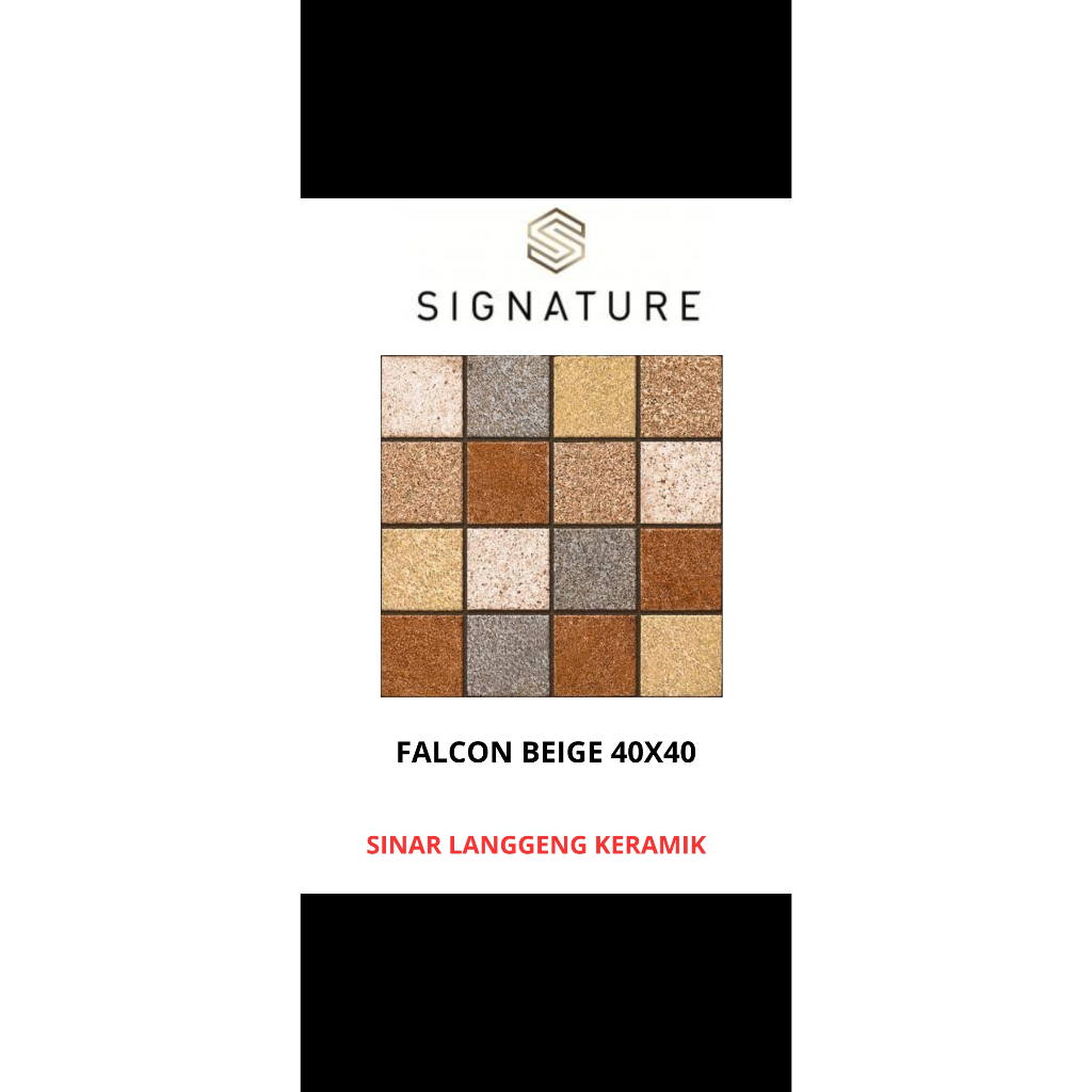 Jual SIGNATURE FALCON BEIGE 40X40 KERAMIK LANTAI | Shopee Indonesia