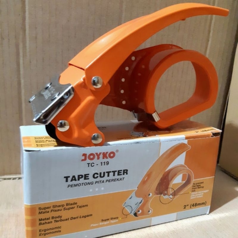 Jual Tape Cutter Besi Jumbo Pemotong Lakban 2 Inch Tape dispenser joyko ...