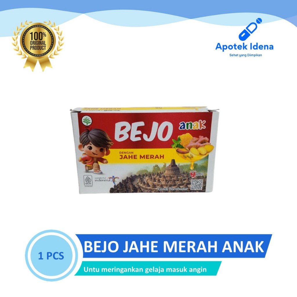 Jual Bejo Anak Jahe Merah KEMASAN BARU 1 Pack isi 5 Sachet/Redakan ...