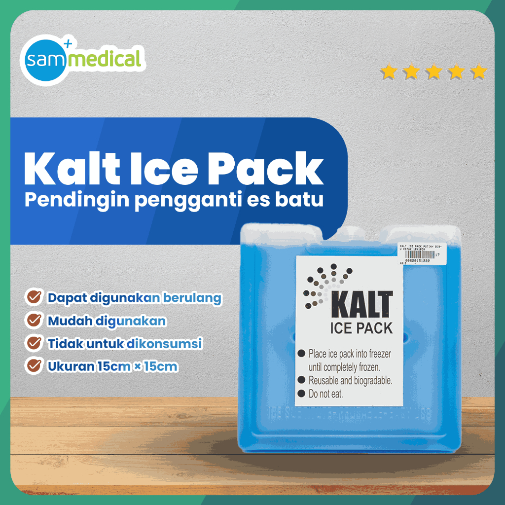 Jual Kalt Ice Pack / Pendingin Kotak 15x15cm / Ice Gel Pack Multifungsi ...
