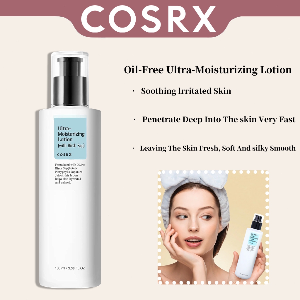 Jual COSRX Oil-Free Ultra Moisturizing Lotion With Birch Sap 100ml ...