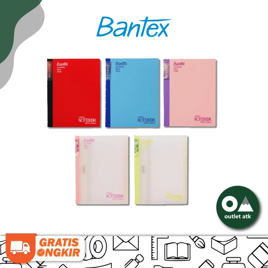Jual Bantex Vario Notebook Refillable Binder A6 A5 B5 - Buku Binder ...