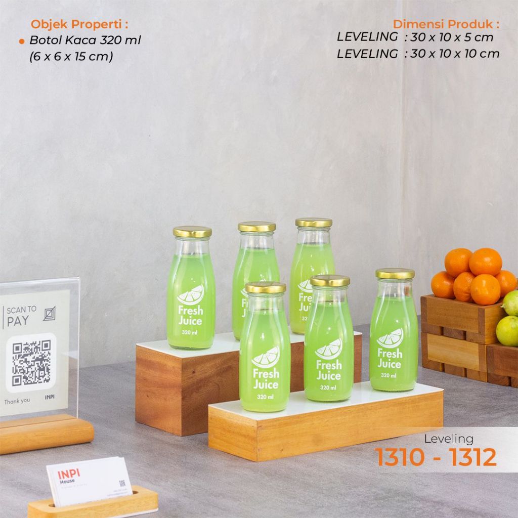 Jual Display Stand Booth Pameran Rak Pajang Botol Juice - Inpihouse ...