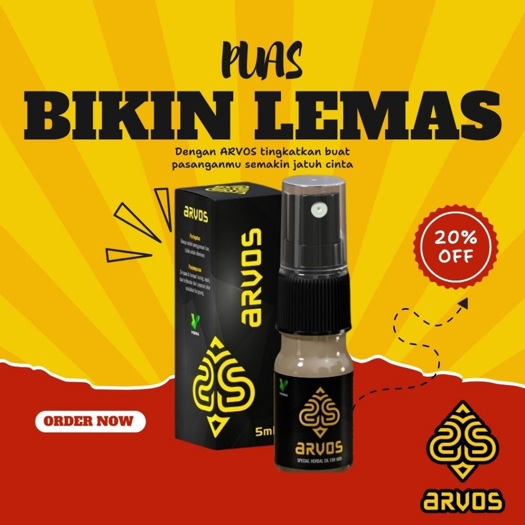 Jual ARVOS Obat spray Kuat Perkasa Tahan Lama Oles minyak Tanpa kebas ...