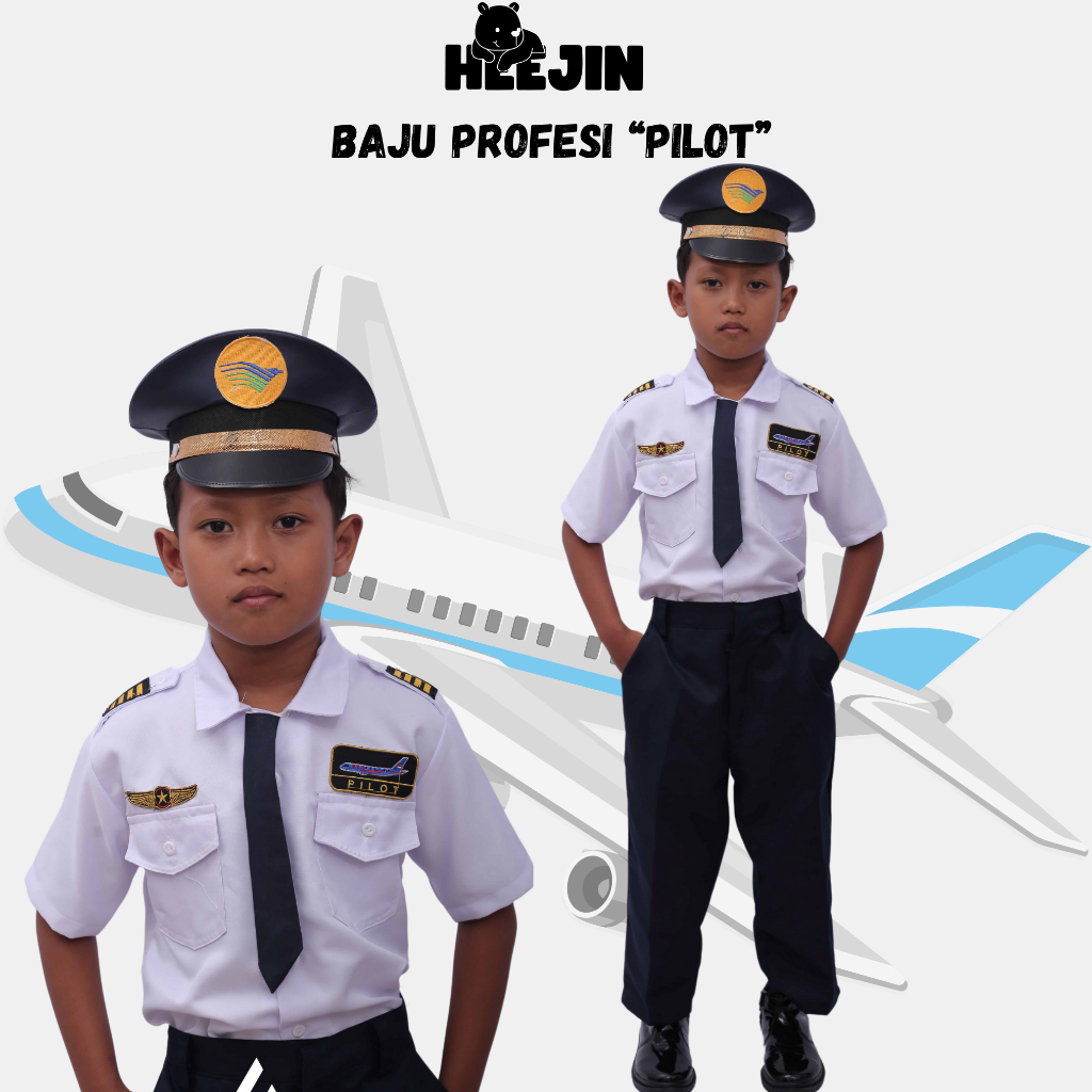Jual HEEJIN Baju Profesi Pilot Anak Laki Laki Maskapai Penerbangan ...