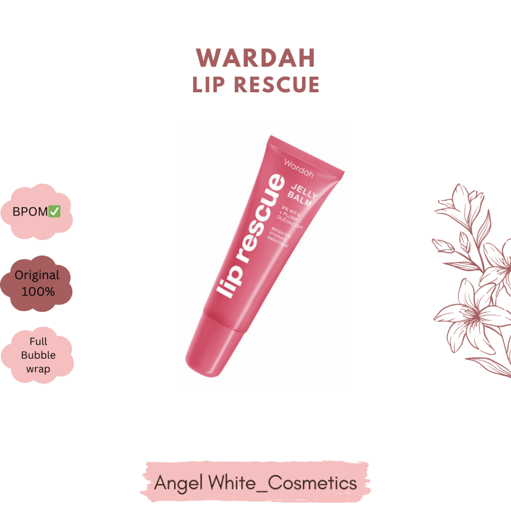 Jual WARDAH LIP RESCUE JELLY BALM BRIGHT+PLUMP - LIP BALM | Shopee ...