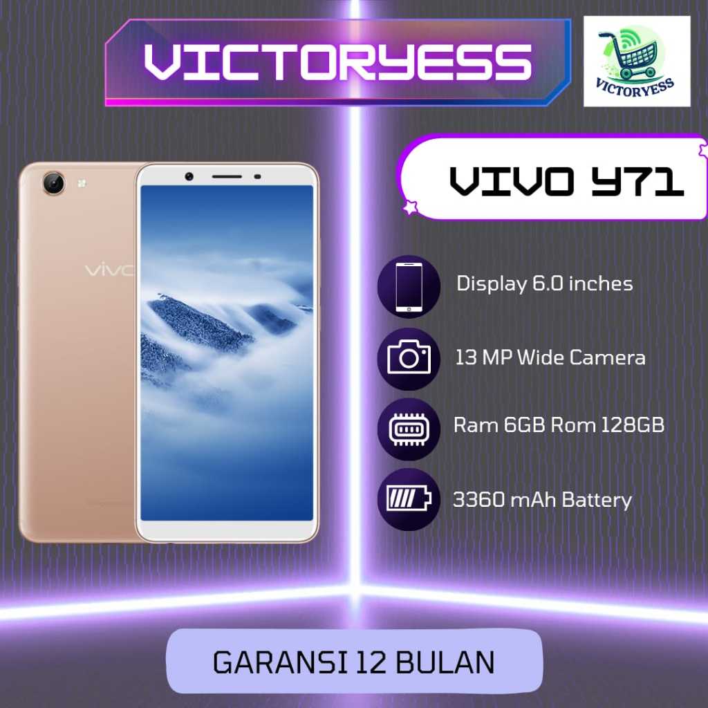 Jual VIVO Y71 RAM 6/128GB GARANSI 12 BULAN | Shopee Indonesia