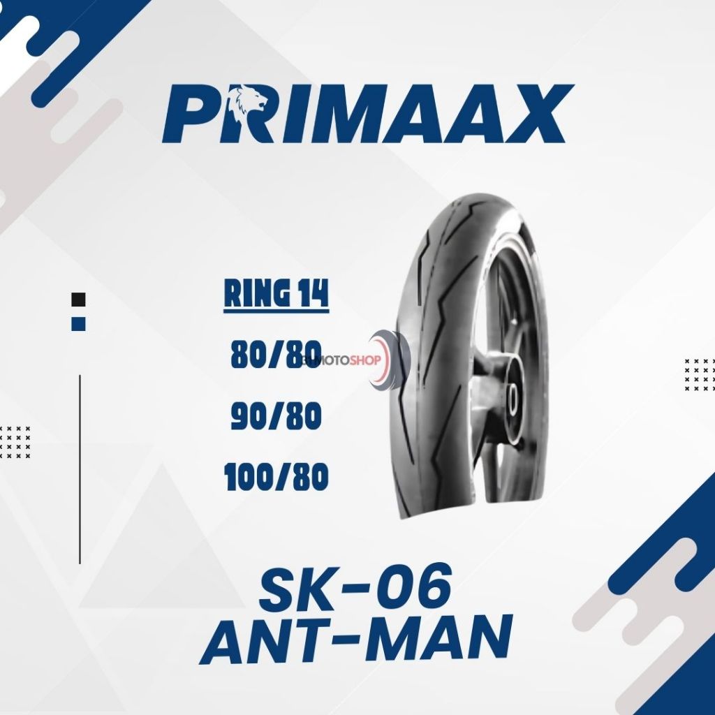 Jual Ban Motor Tubeless Primaax Primax SK 06 Ant Man Model Diablo Rosso ...