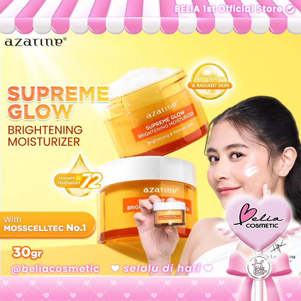 Jual BELIA AZARINE Supreme Glow Brightening Moisturizer 30g | Pelembab ...