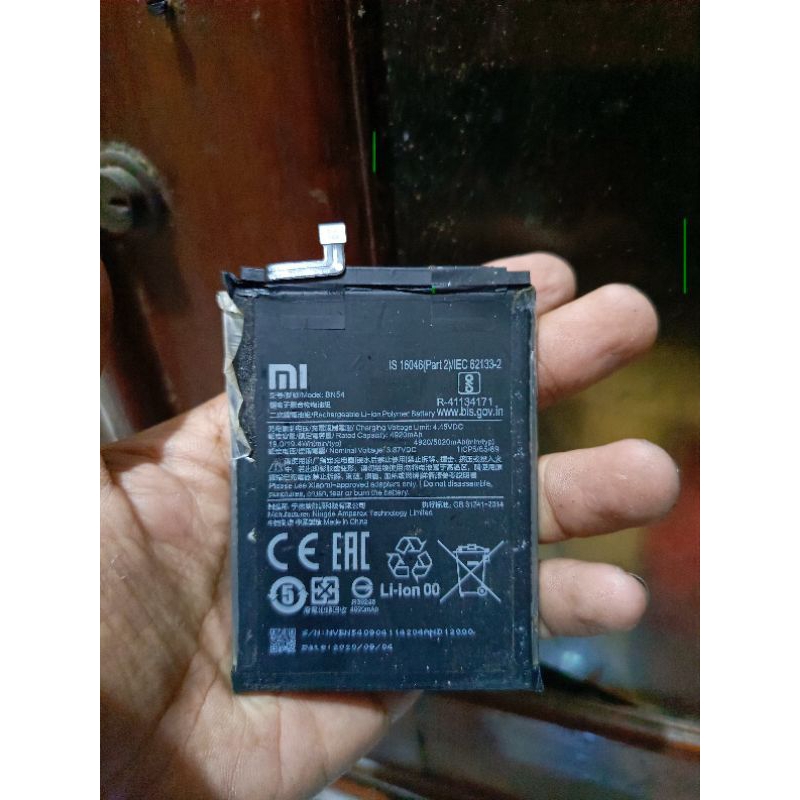 Jual baterai redmi 9 note9 model BN54 | Shopee Indonesia