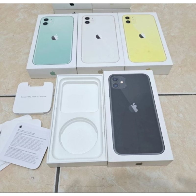 Jual Dus Box Kotak iPhone 11 Slim IBox ORI Copotan | Shopee Indonesia