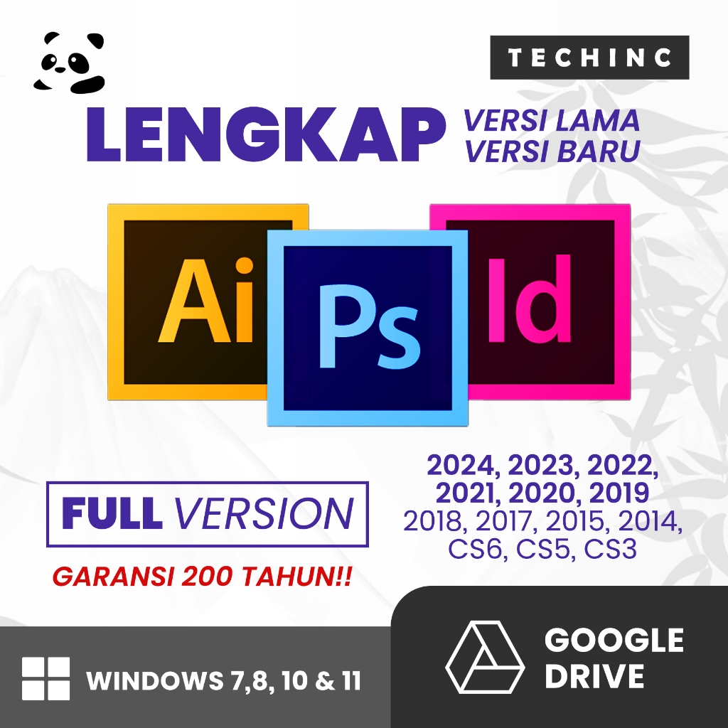 Jual TECHINC - Illustrator/Photoshop/InDesign Anti- Disable Full ...