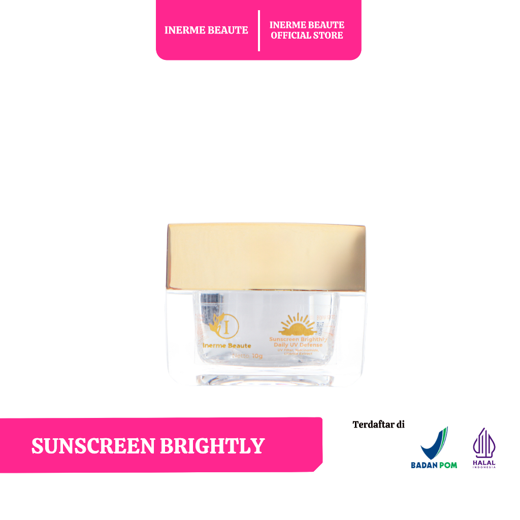 Jual Inerme Beaute Sunscreen Brightening Daily UV Defense with SPF50 ...