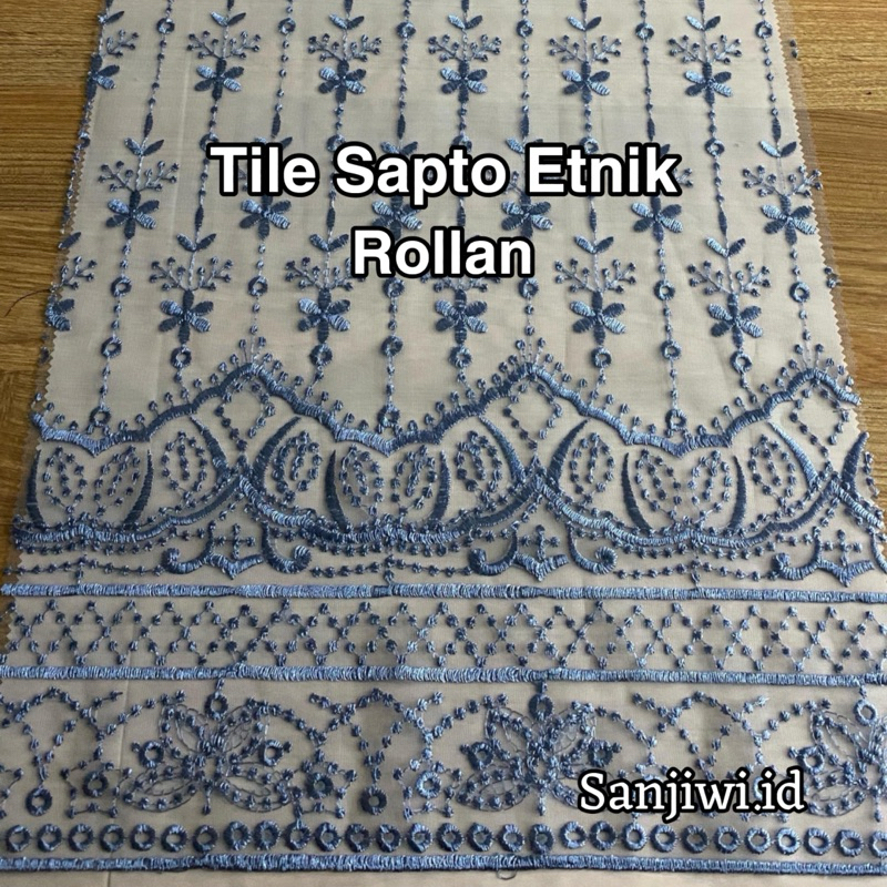 Jual kain Tile Sapto Etnik Premium Rollan ( harga 1 roll - isi 50 yard ...