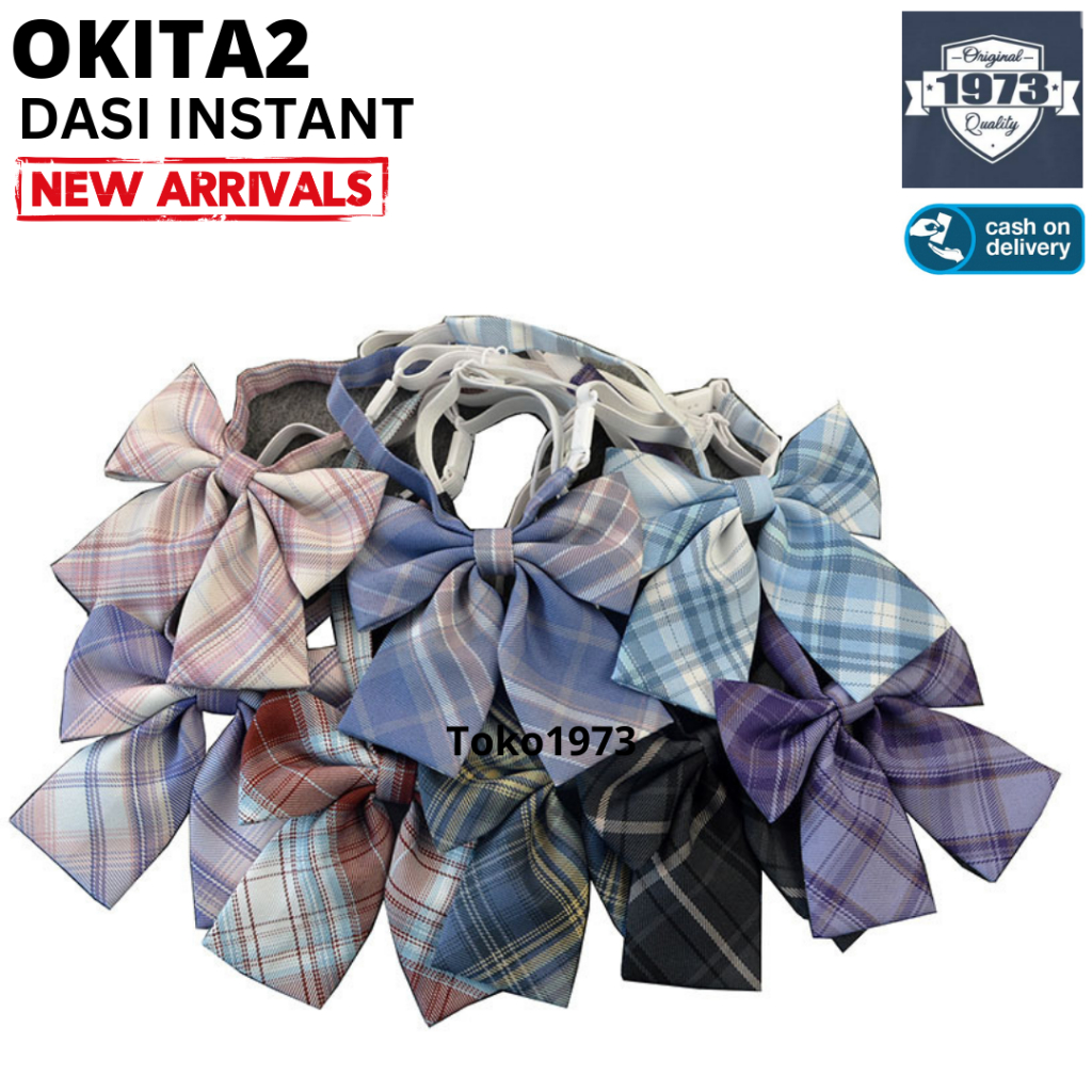 Jual OKITA2 TIE DASI INSTANT DASI SEIFUKU JK uniform school dasi ...
