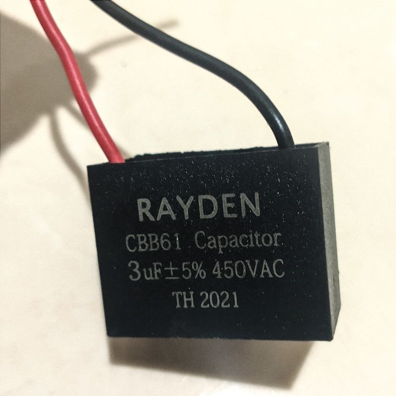 Jual Rayden Capacitor CBB61 450VAC 3uF +5% Th 2021 | Shopee Indonesia