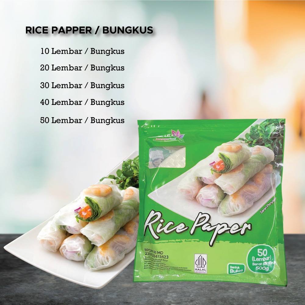 Jual Java Rice Paper Bulat - Java Rice Paper Kotak - Banh Trang High ...