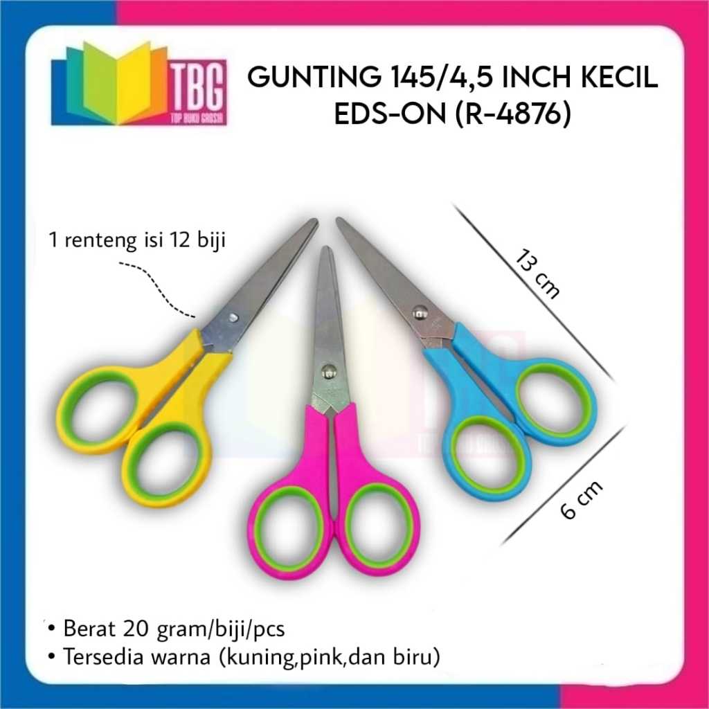 Jual 1 PCS GUNTING 145/4.5INCH KECIL EDS-ON / GUNTING KECIL / PEMOTONG ...