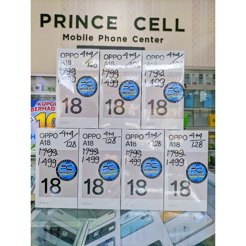 Jual (BARU) OPPO A18 RAM 4/128 GB GARANSI RESMI 1 TAHUN | Shopee Indonesia