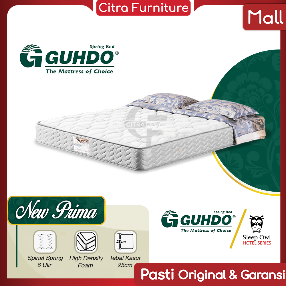 Jual Citra Furniture Guhdo Springbed New Prima 25 cm - Hanya matras | Kasur Spring bed Matras ...