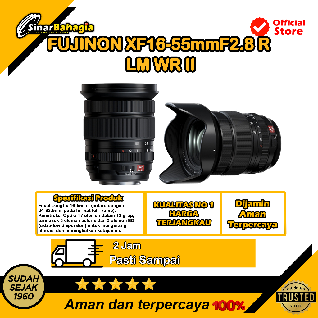 Jual FUJINON XF16-55mmF2.8 R LM WR II | Shopee Indonesia