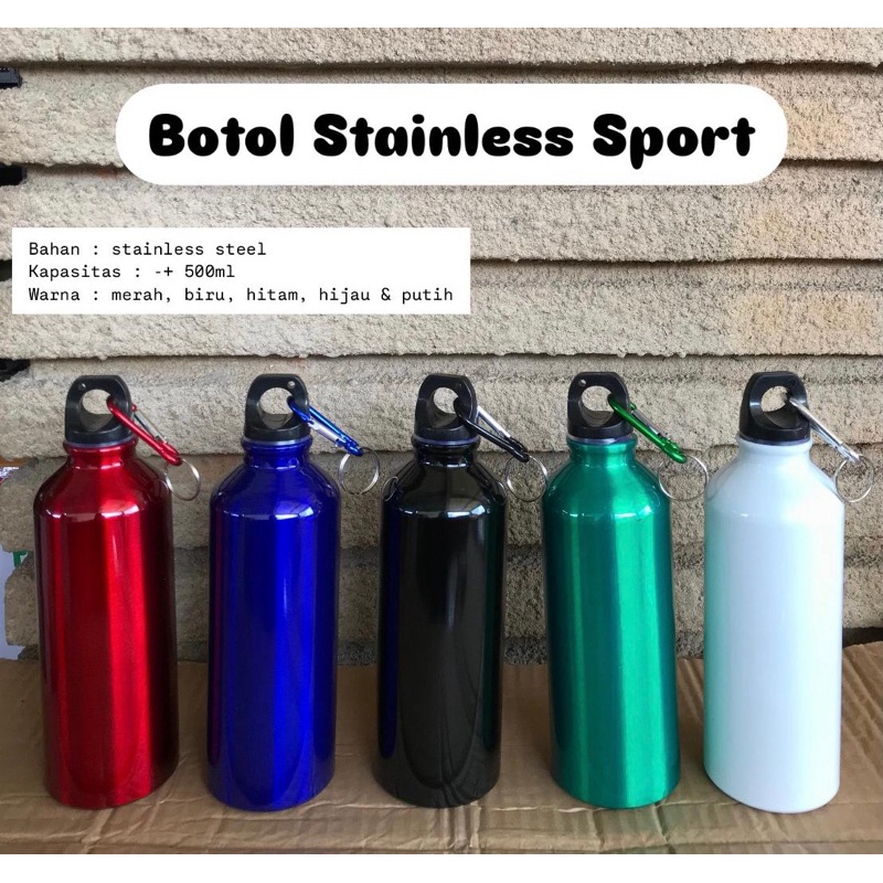 Jual Botol Stainless Sport Kapsasitas - +500ml/tumbler olahraga ( tanpa ...