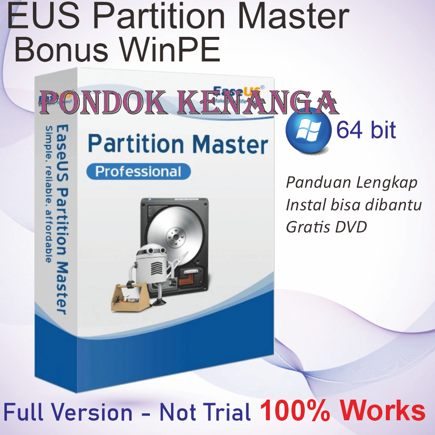 Jual EaseUS Partition Master 19.23.0 Build 202512171740 - Full Version ...