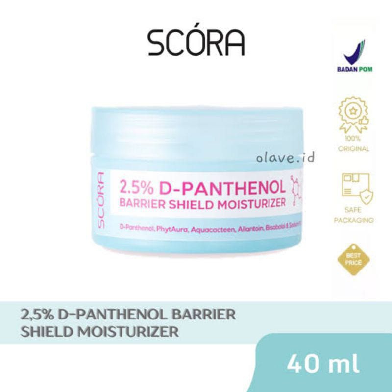 Jual Scora 2,5% D-Panthenol Barrier Shield Moisturizer 40ml | Shopee ...